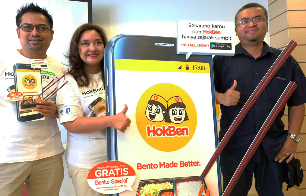 Konsumen Makin Melek Internet, HokBen Luncurkan HokBen Apps