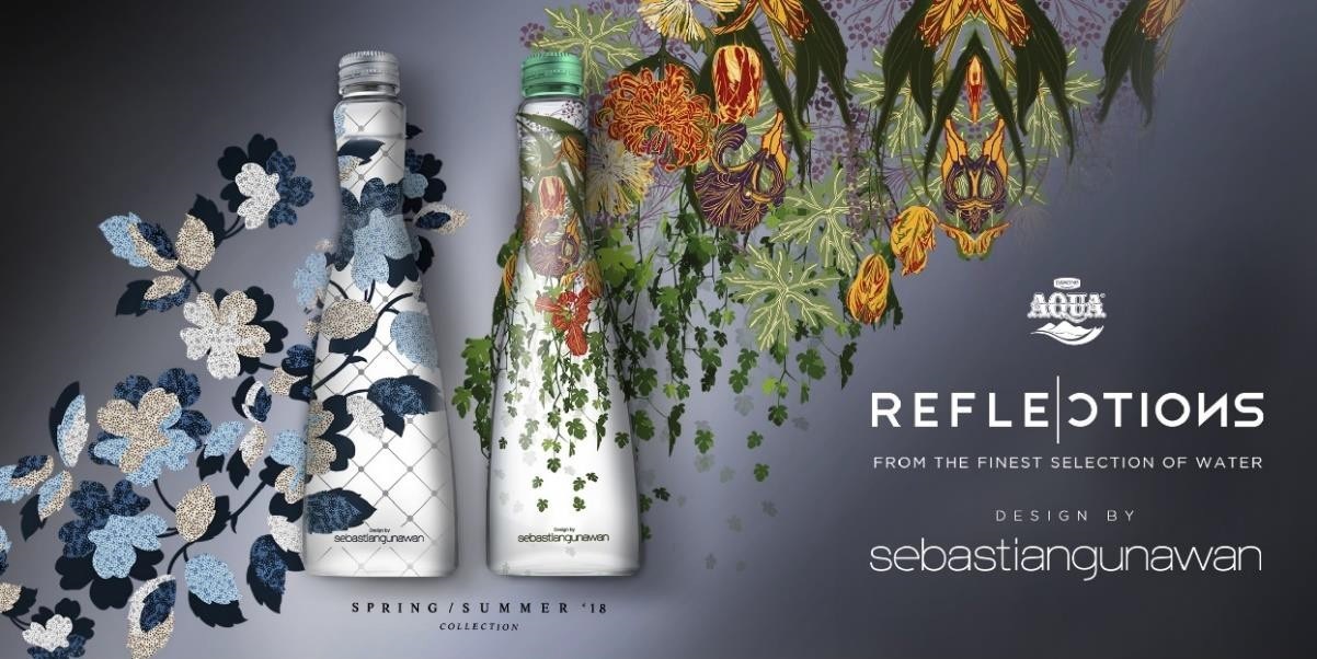 Intip Kemasan Premium Sebastian Gunawan Untuk AQUA Reflections
