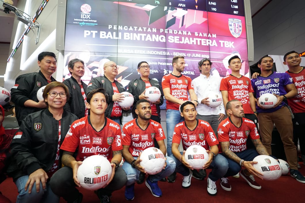 Bali United Jadi Klub Bola Pertama Asia Tenggara yang Go Public