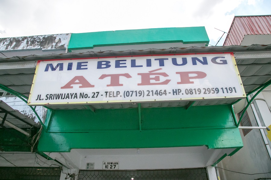 Mie Atep, Santapan Wajib Wisatawan di Belitung