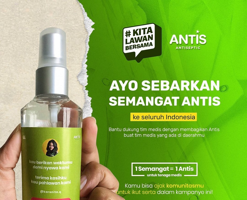Cara Antis Ajak Masyarakat Dukung Tenaga Medis
