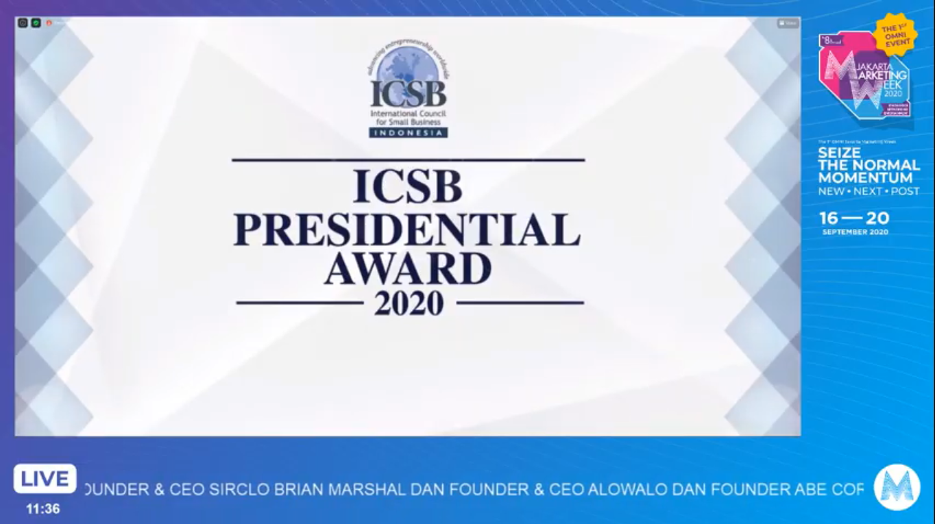 ICSB Berikan Apresiasi Bagi Institusi Pengembang UKM
