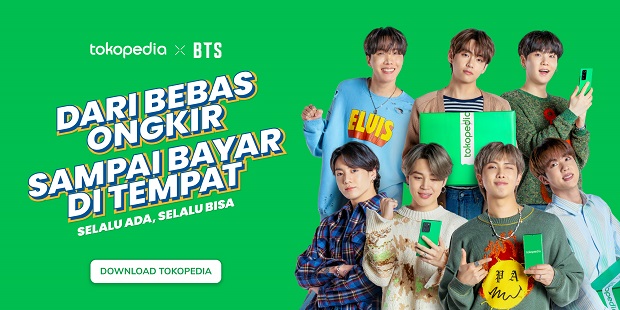 BTS dan BLACKPINK Resmi Jadi Brand Ambassador Tokopedia