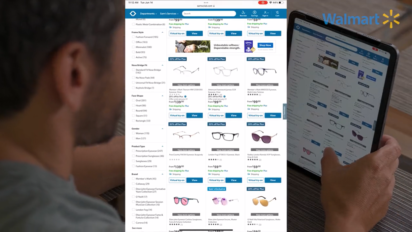 Akuisisi Memomi, Walmart Hadirkan Virtual Try-On Produk Kacamata