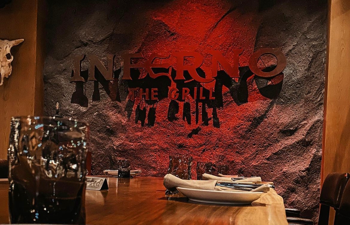 Inferno The Grill, Ada Menu Charcoal Spaghetti?